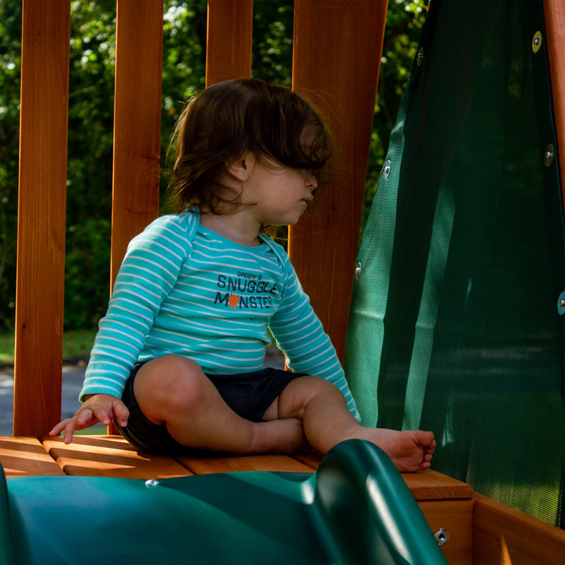 Gorilla Playsets Gorilla Basic Swing Set With Slide | Wayfair